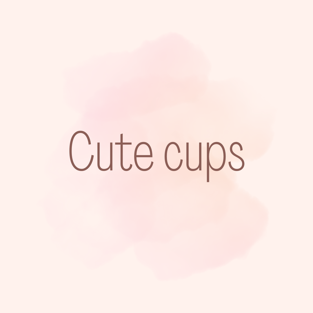 1. Cute cups – CraftyKari