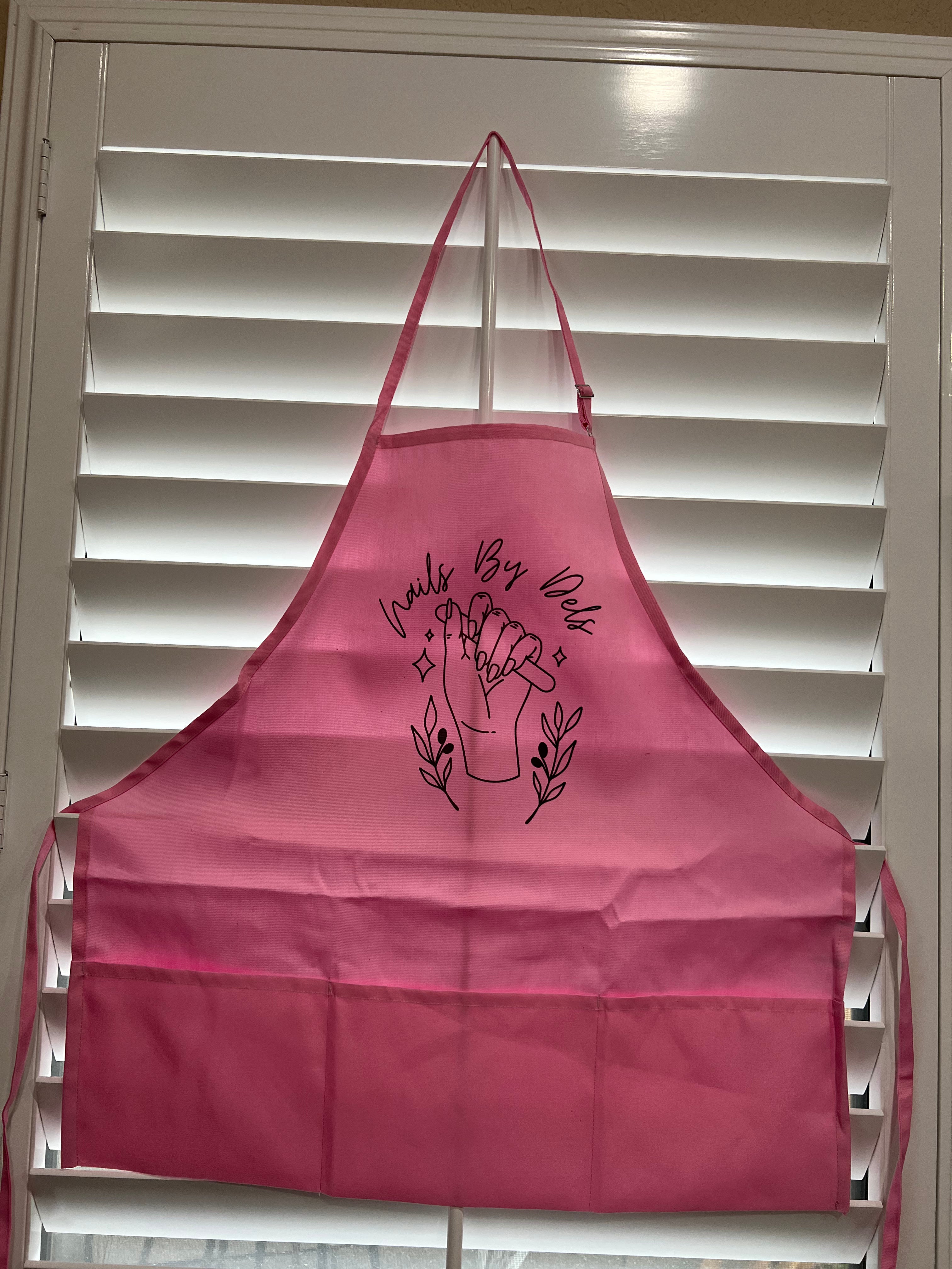 Custom Pink Apron – CraftyKari